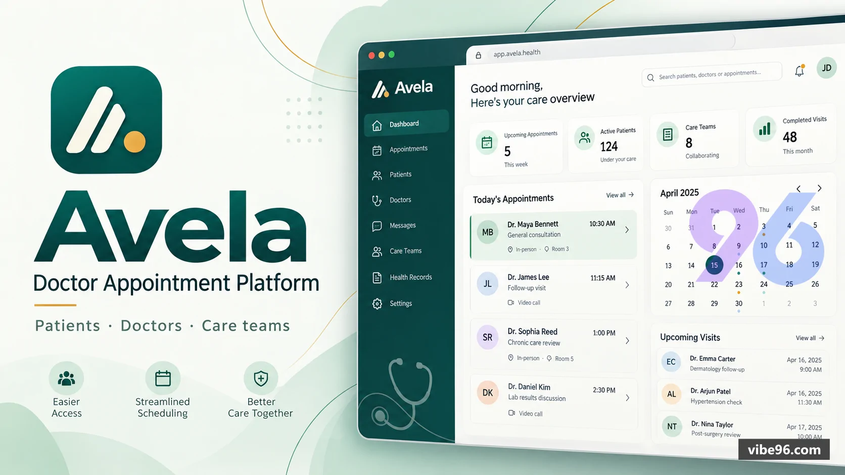 Avela - Clinic Management Software — quality report QR-26-00037 | Vibe96